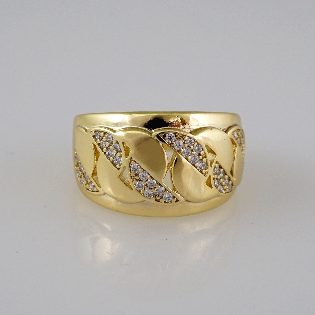 Women Ring/ Anillos Damas/ 14K Real Color/ Zircon Stone// R225 - Brillo ...