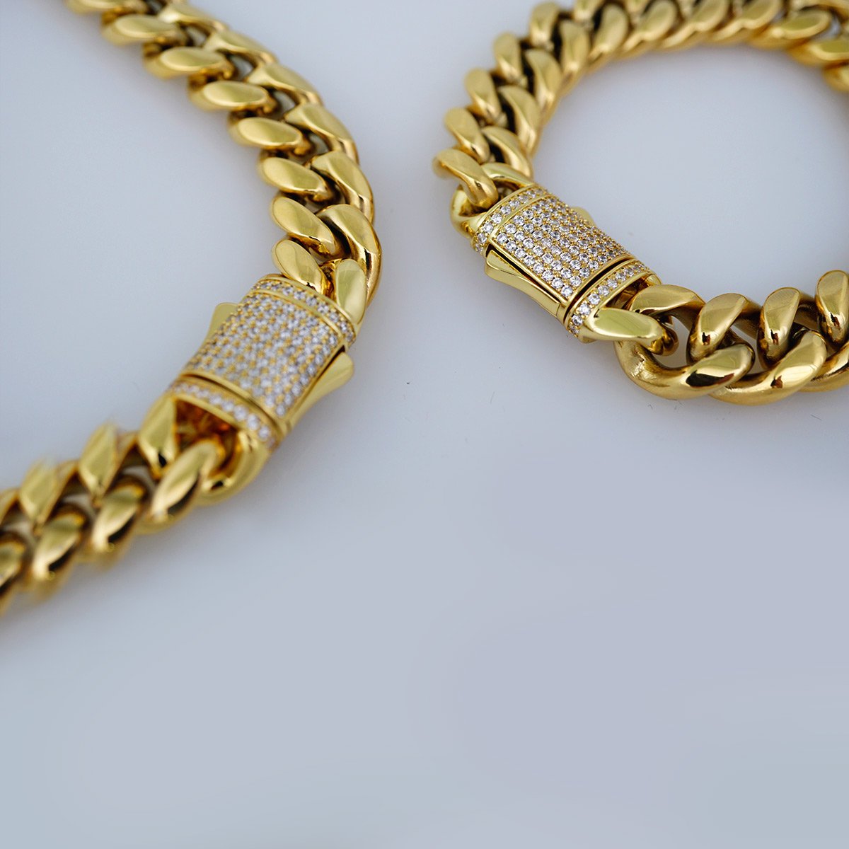 Cadenas & Pulseras/ Chain & Bracelet/ 14K Real Color/Zircon Stone ...